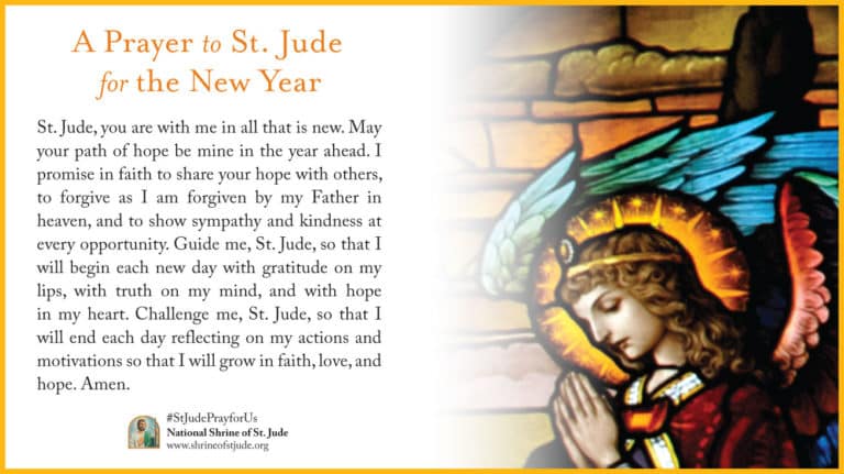 A Prayer to St. Jude for the New Year | The National Shrine of Saint Jude